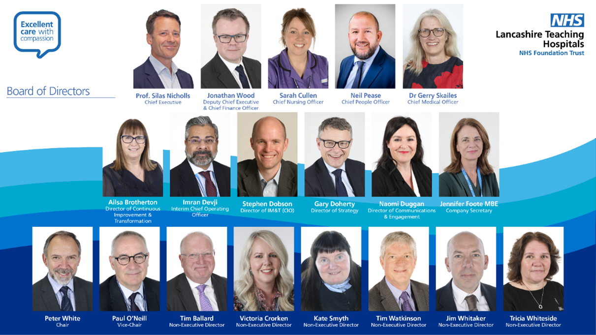 Our Board | Lancashire Teaching Hospitals NHS FT